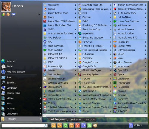 Start Menu 7 - Alternative start menu for Windows 7